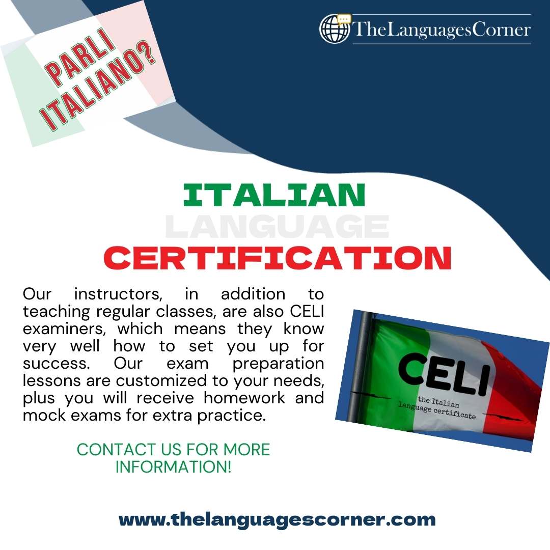 The Languages Corner | Italian Classes - Directory Datacaptive